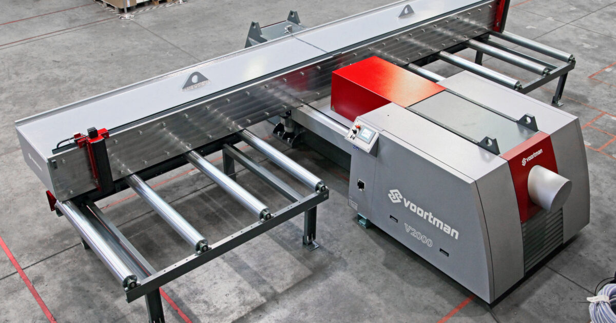 Voortman V2000 | Beam cambering | Voortman Steel Machinery