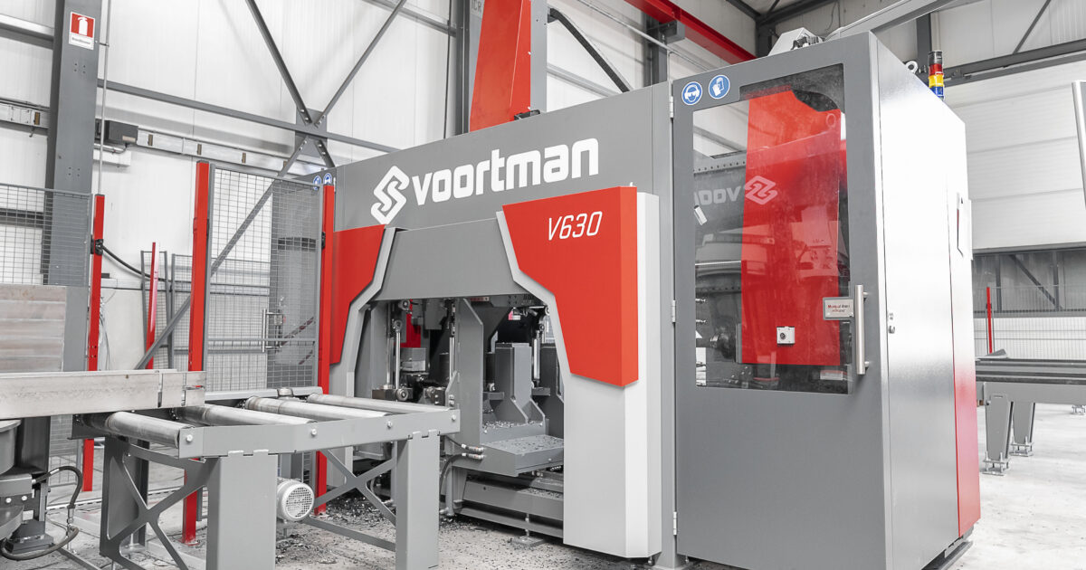 Voortman V630 | CNC Beam Drill Line | Voortman Steel Machinery