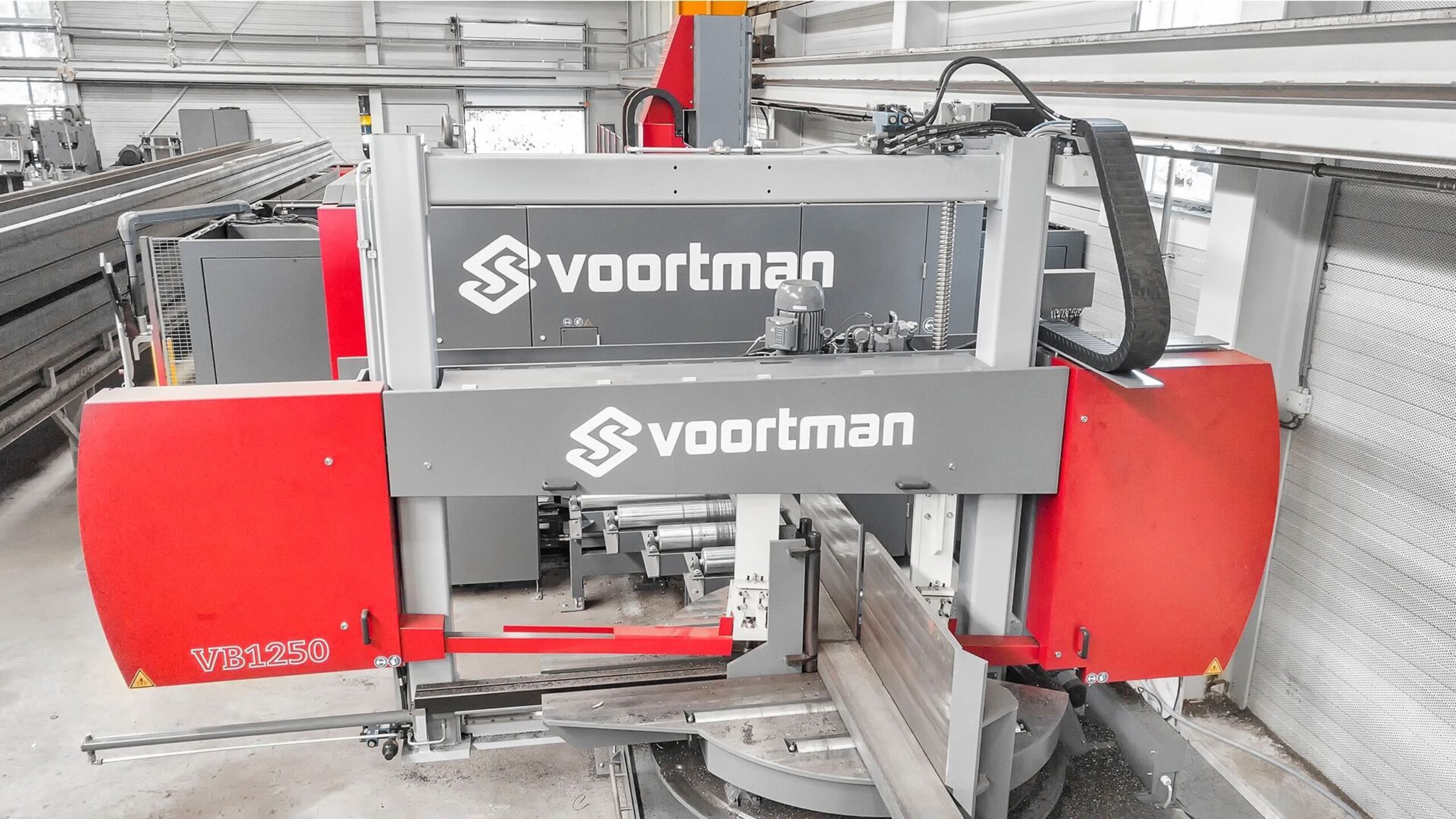 CNC Mitre Band Saws for Structural Steel… | Voortman Steel Machinery